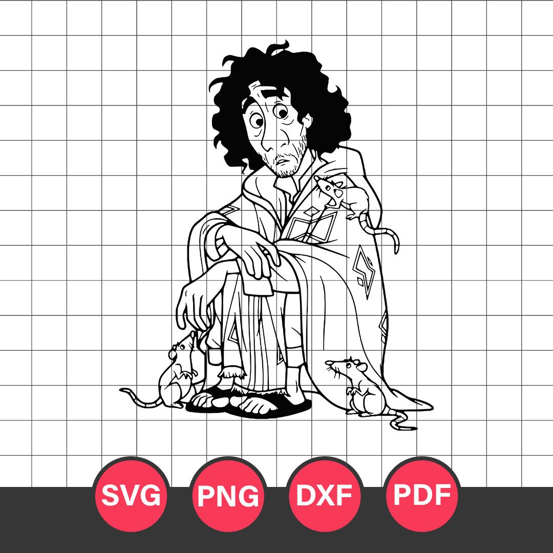 Bruno Madrigal Outline Svg, Encanto Bruno Svg, Encanto Svg, - Inspire ...