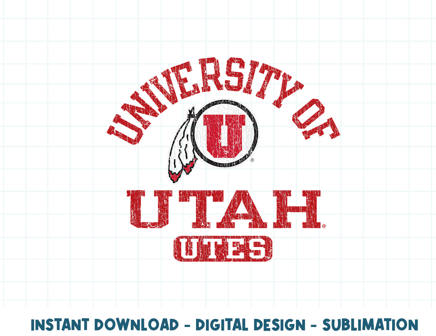 Utah Utes Vintage Favorite Logo Officially Licensed | Inspire Uplift