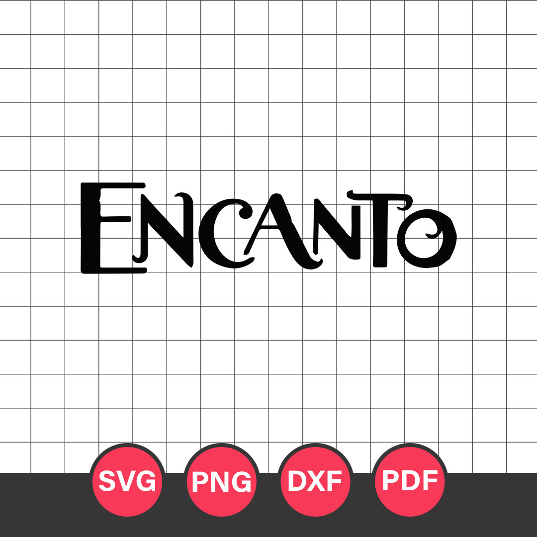 Encanto Logo Outline Svg, Encanto Svg, Disney Svg, Png Dxf E - Inspire ...