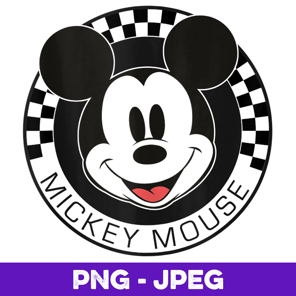 Disney Mickey And Friends Mickey Mouse Checkerboard Circle V | Inspire ...