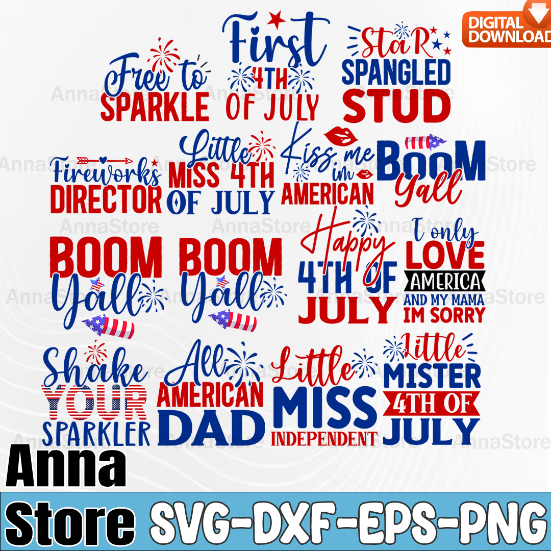 4th of July SVG Bundle, July 4th SVG,Shake Your Sparkler Svg | Inspire ...