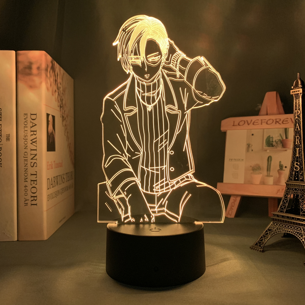 My Hero Academia Shoto Todoroki 3D Night Light 3D LED Light - Inspire ...