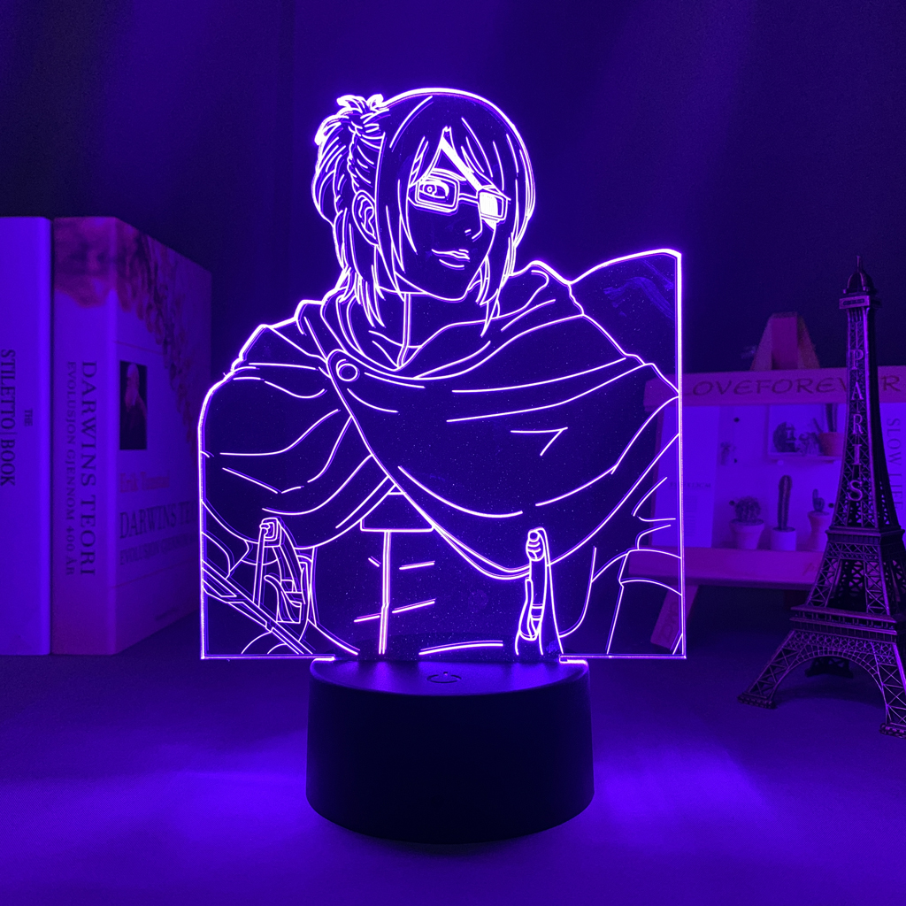 Attack on Titan Hange Zoe Night Light AOT LED Lamp 3D Light - Inspire ...