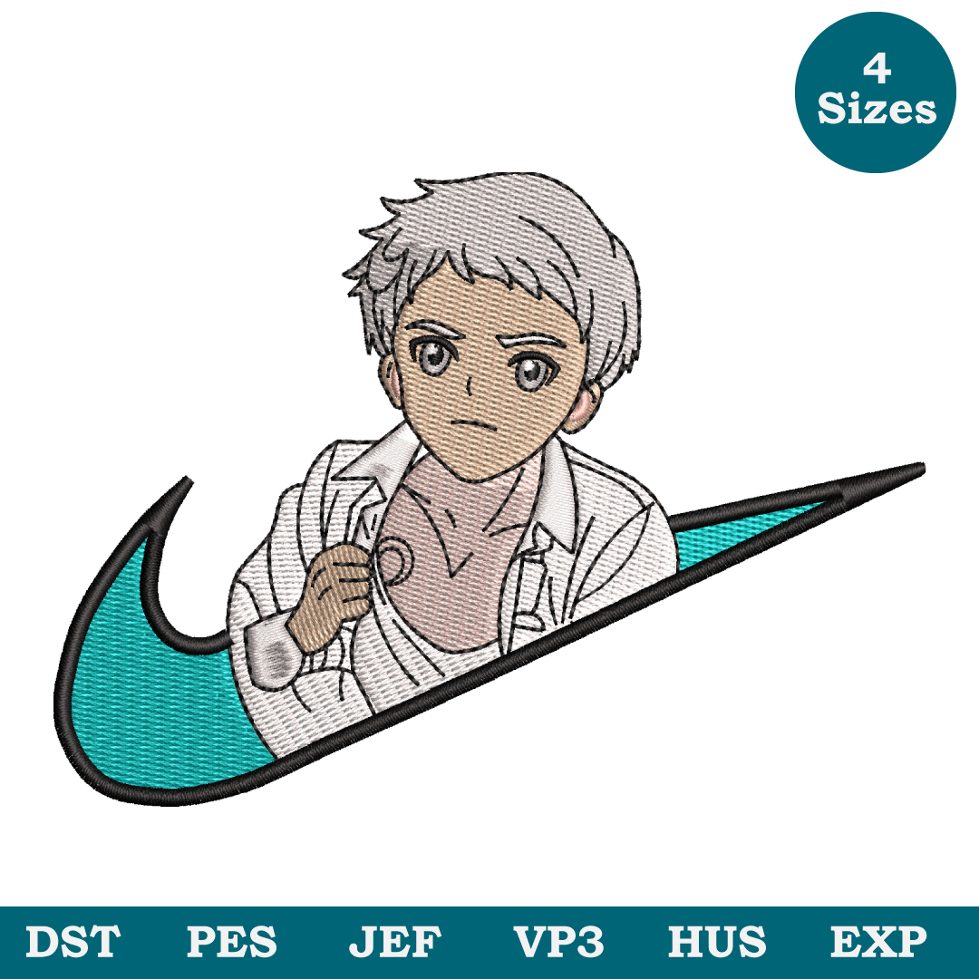 Nike Anime Inspired Embroidery Designs, Machine Embroidery D | Inspire ...