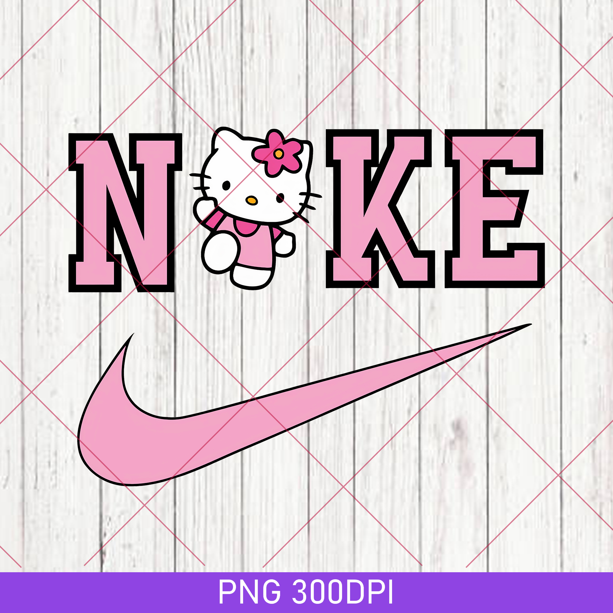 Hello Kitty Nike PNG, Logo Nike Kitty PNG, Kawaii Kitty Just | Inspire ...