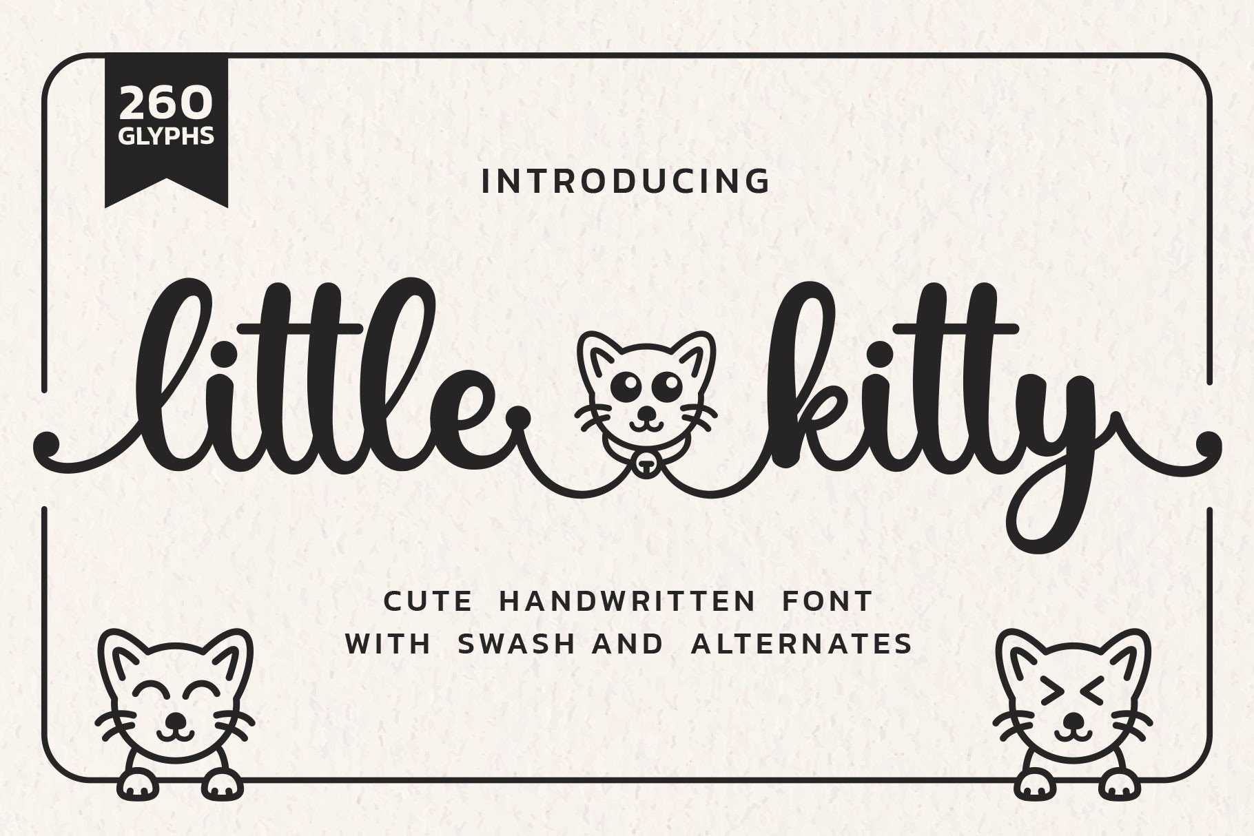 Little Kitty Font | Inspire Uplift