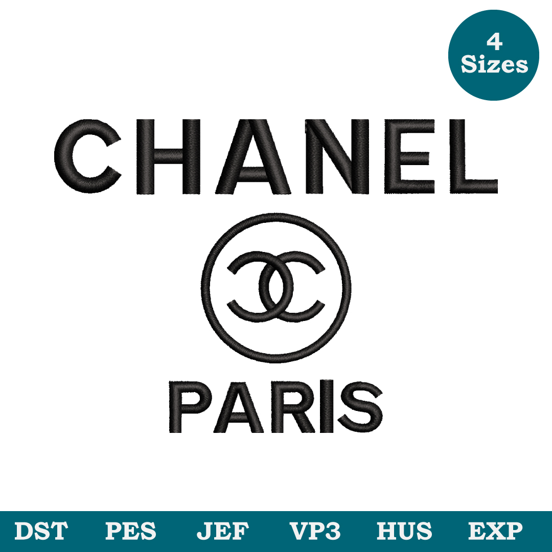 Channel Machine Embroidery Design FIle 4 Sizes, Logo Embroid | Inspire ...