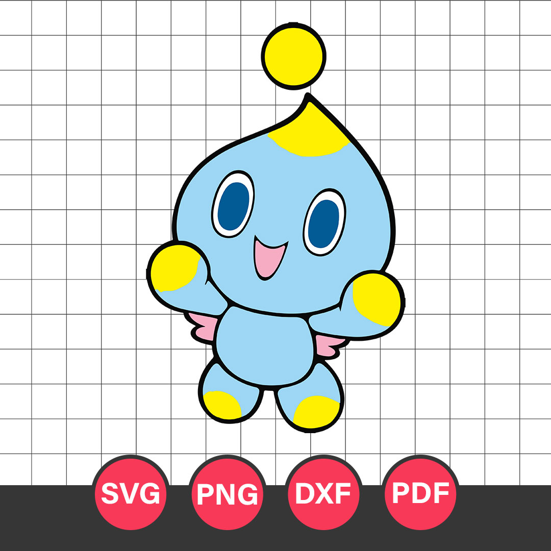 Cheese the Chao Svg, Sonic Characters Svg, Sonic Svg, Cartoo - Inspire ...