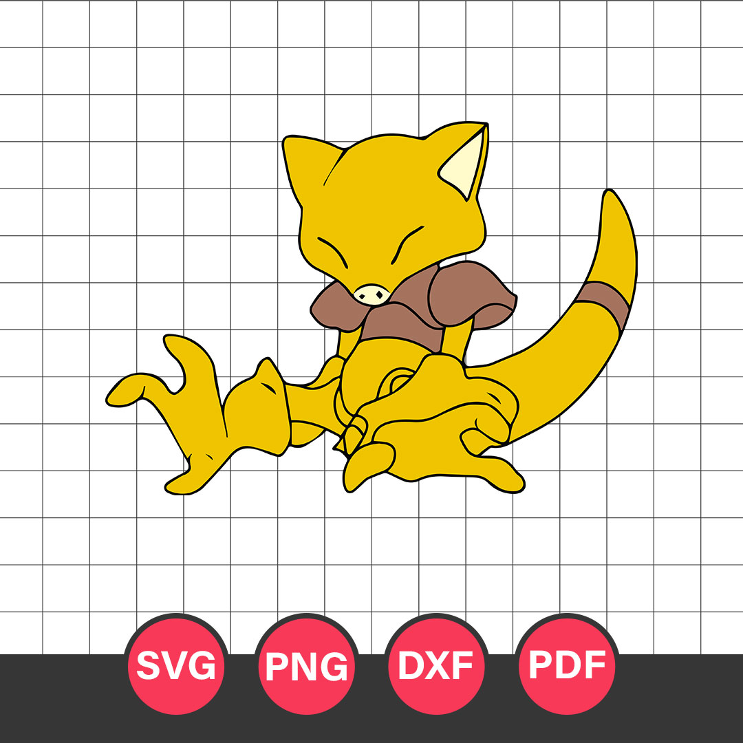Abra Svg, Pokemon Characters Svg, Pokemon Svg, Anime Svg, Pn | Inspire ...