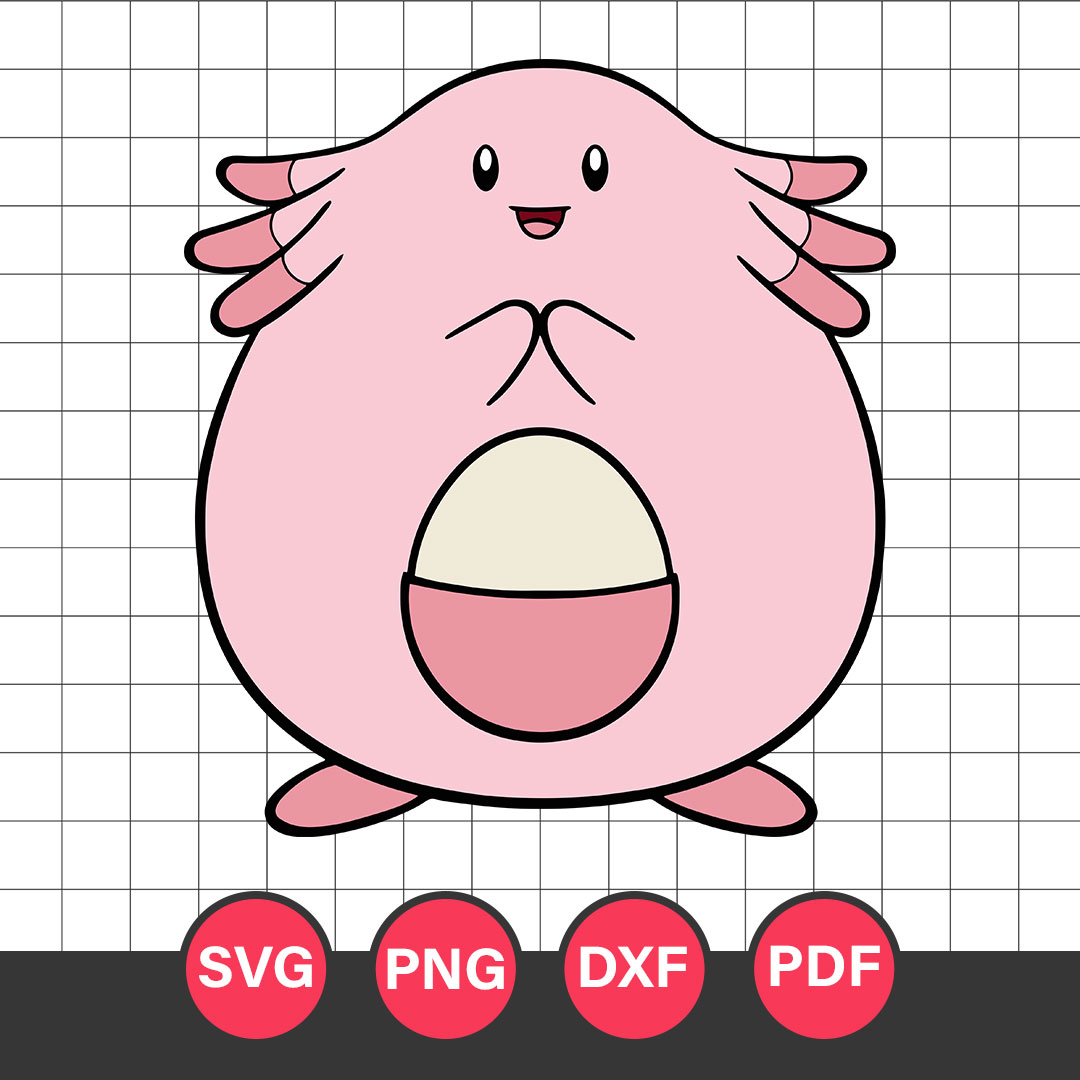 Chansey Svg, Pokemon Characters Svg, Pokemon Svg, Anime Svg, | Inspire ...