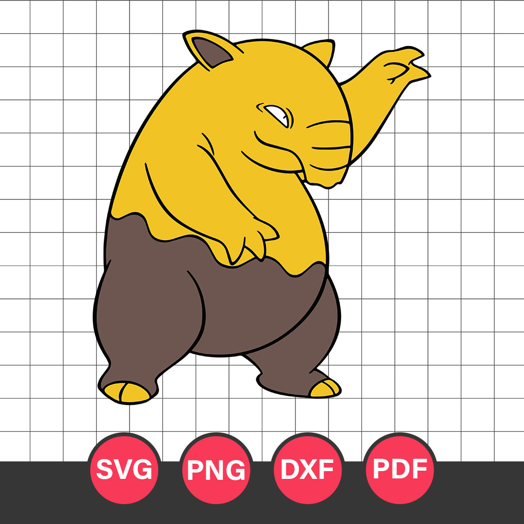 Drowzee Svg, Pokemon Characters Svg, Pokemon Svg, Anime Svg, | Inspire ...