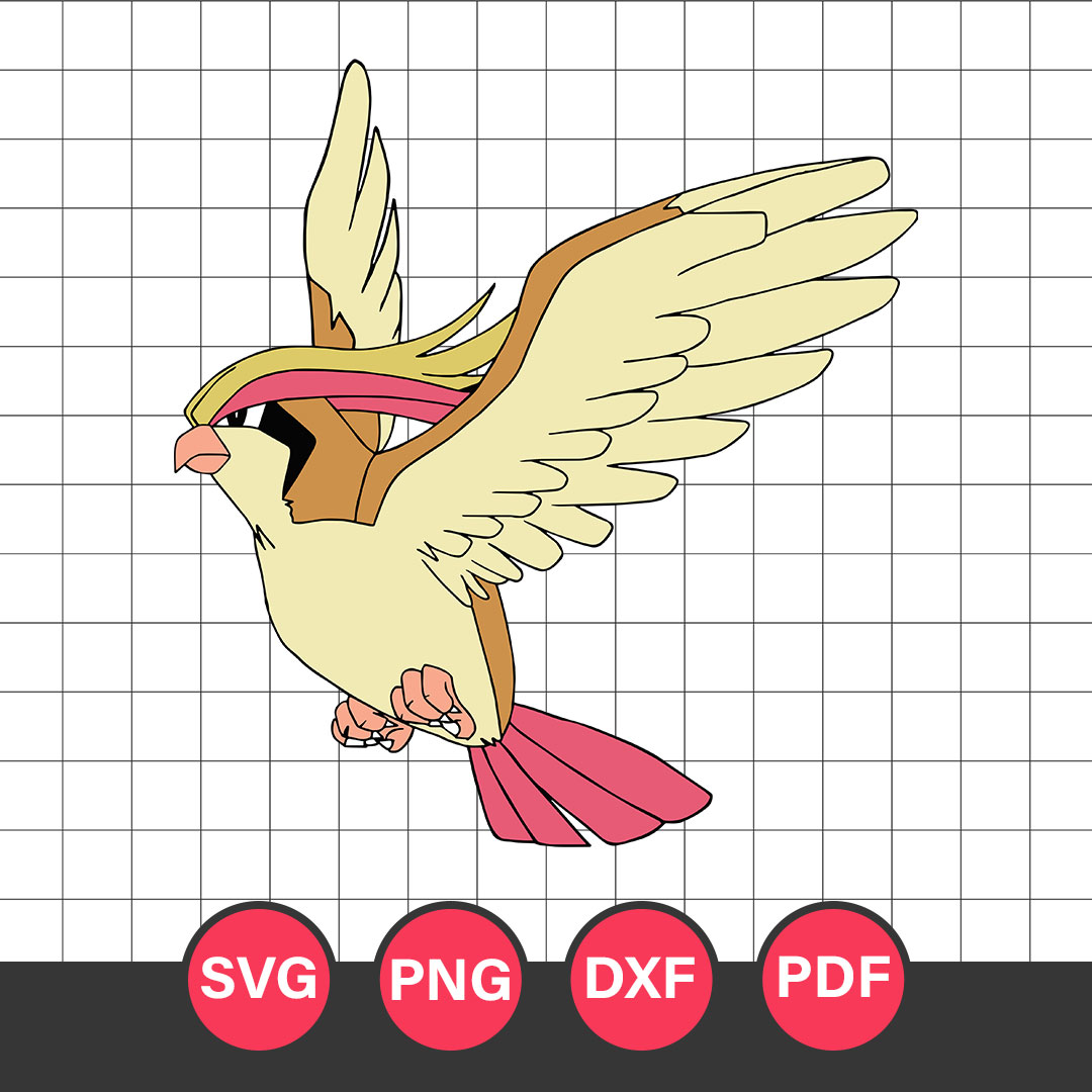 Pidgeot Svg, Pokemon Characters Svg, Pokemon Svg, Anime Svg, | Inspire ...