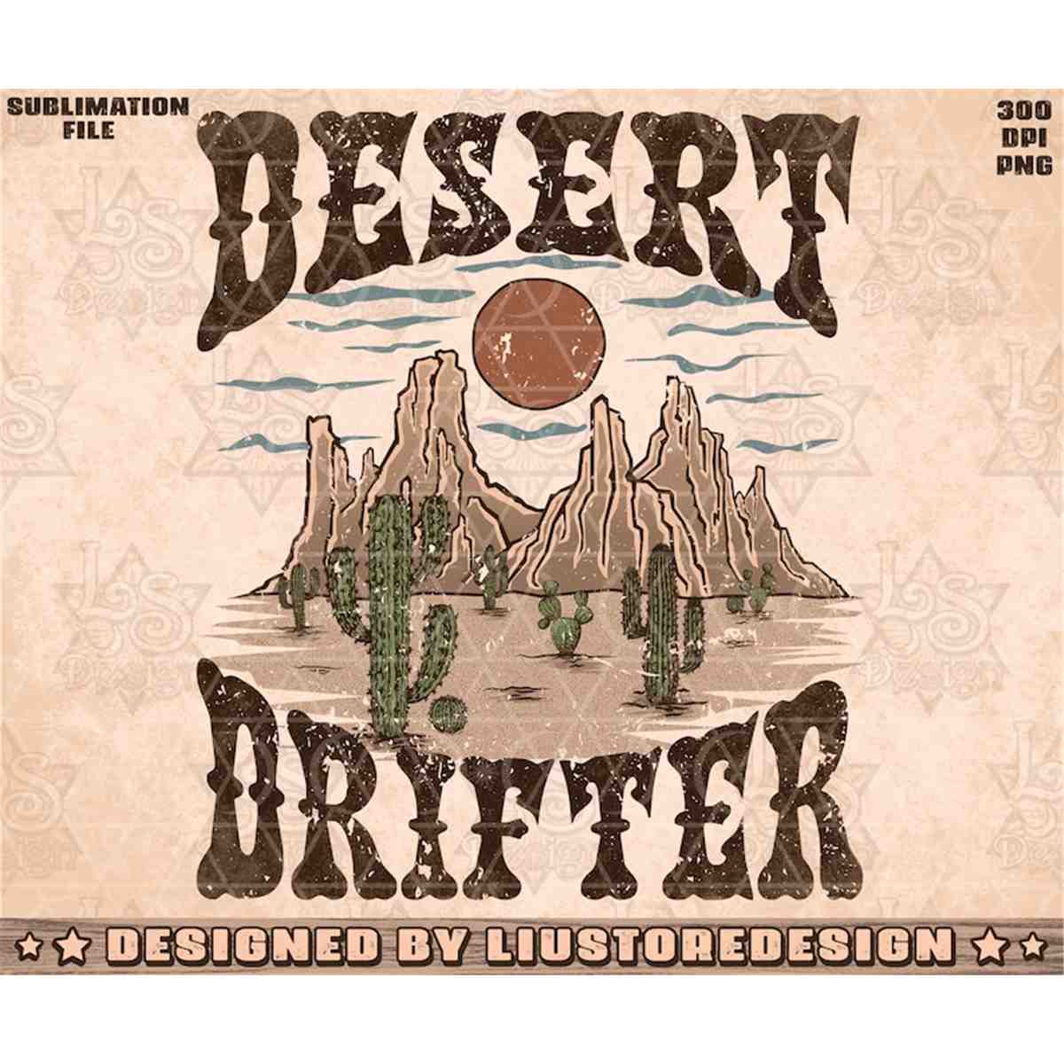 Desert Drifter PNG, Western PNG, Desert Cactus Png, Hippie P - Inspire ...