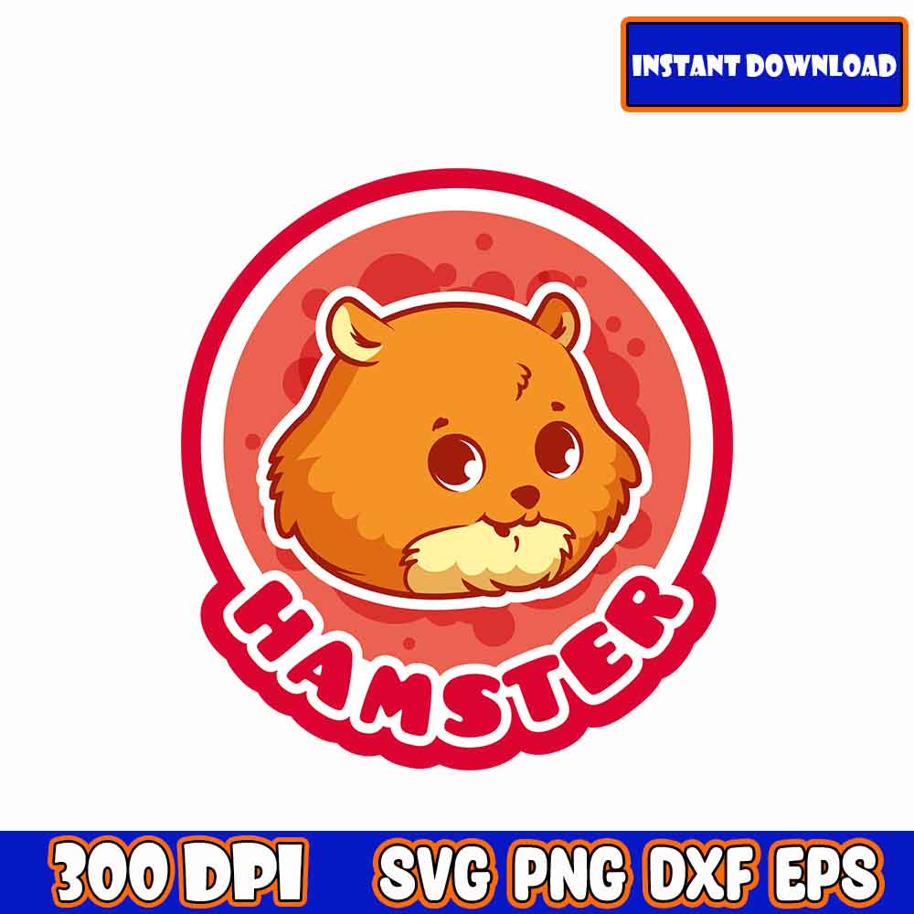 Hamster SVG I Cute animals svg bundle | Cartoon Svg | Safari | Inspire ...
