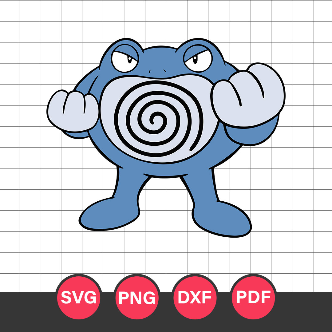Poliwrath Svg, Pokemon Characters Svg, Pokemon Svg, Anime Sv | Inspire ...
