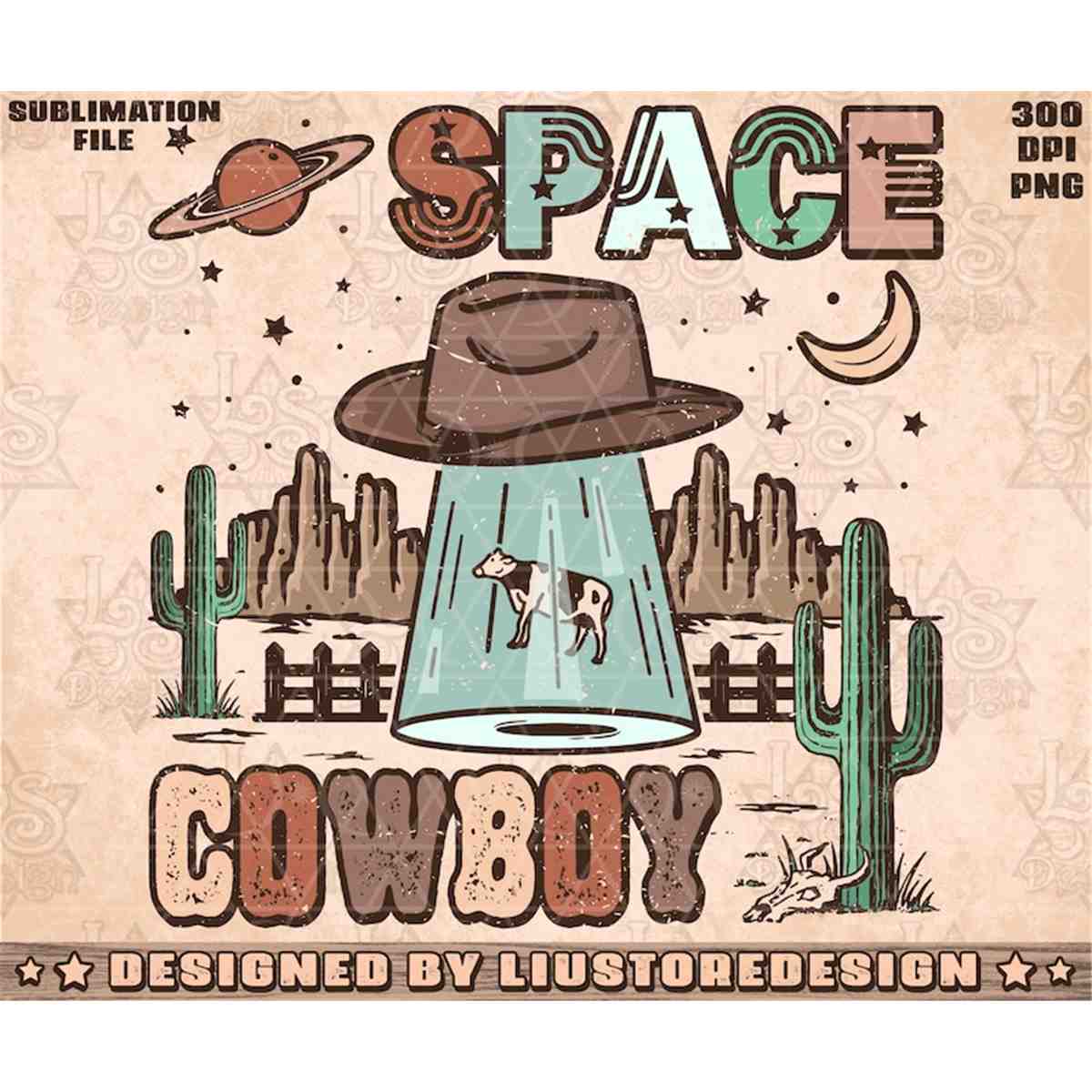 Space Cowboy, Western Retro Png, Cowboys Designs Downloads, - Inspire ...