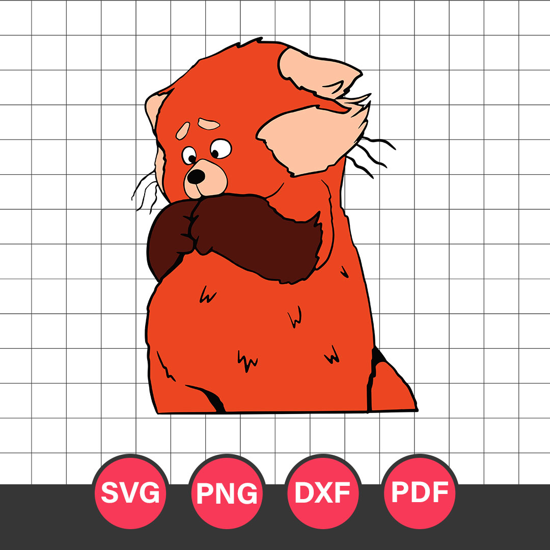 Turning Red Svg, Meilin Lee Svg, Red Panda Svg, Turning Red | Inspire ...