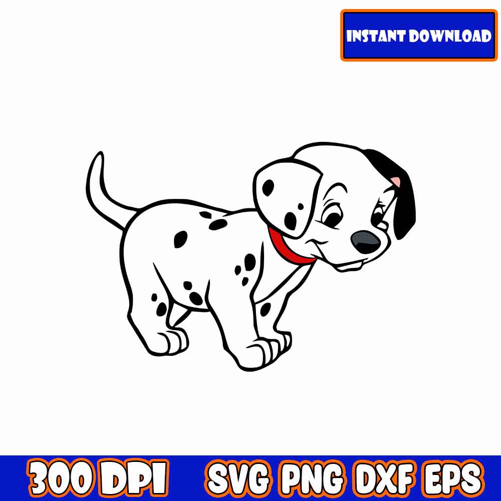 101 dalmatians silhouette svg outline bundle svg download | Inspire Uplift