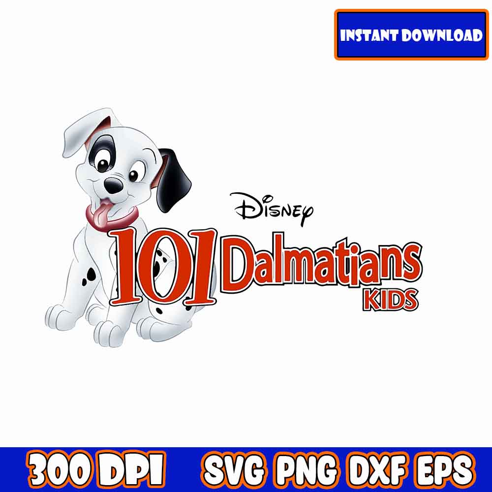 disney 101 dalmatians kids silhouette svg outline bundle svg | Inspire ...
