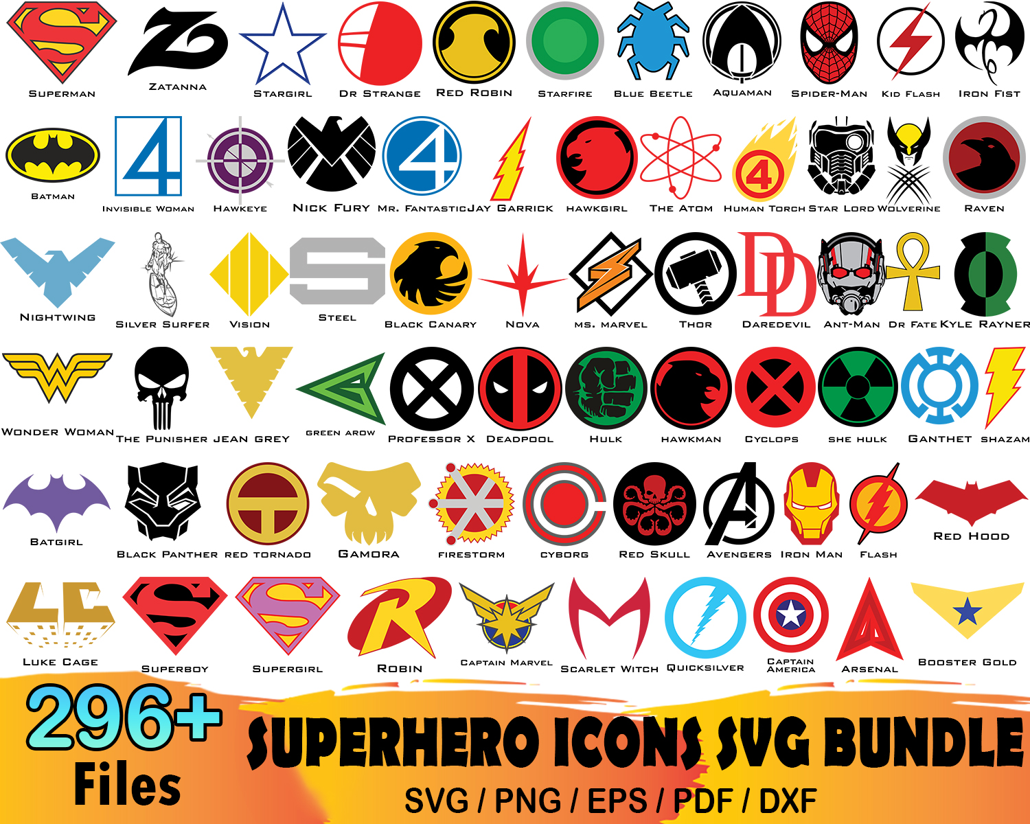 Allsuperherologosandnames