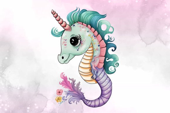 Cute Seahorse Clipart