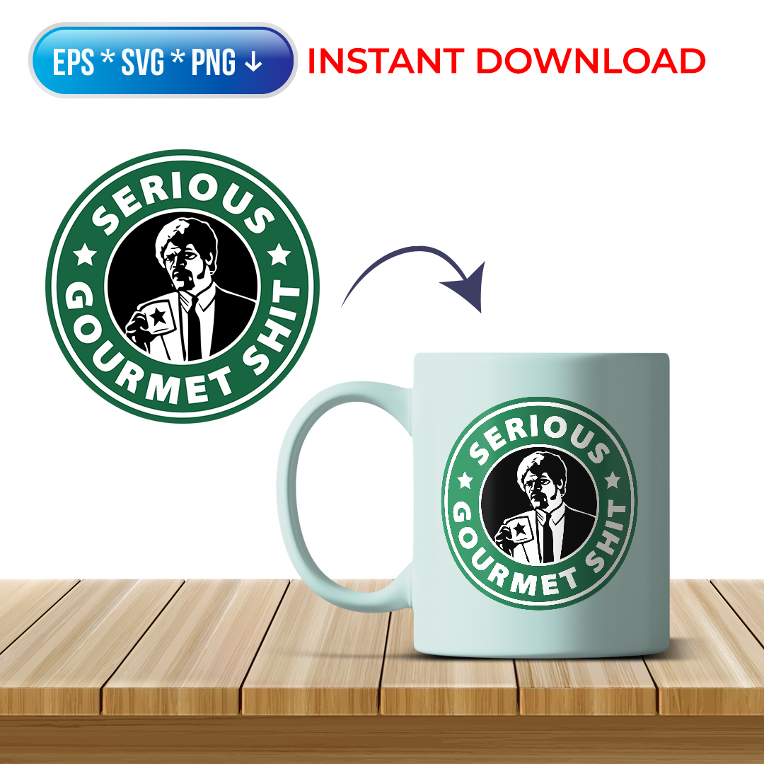 Pulp Fiction Coffee Starbucks Inspired SVG files for cricut - Inspire ...