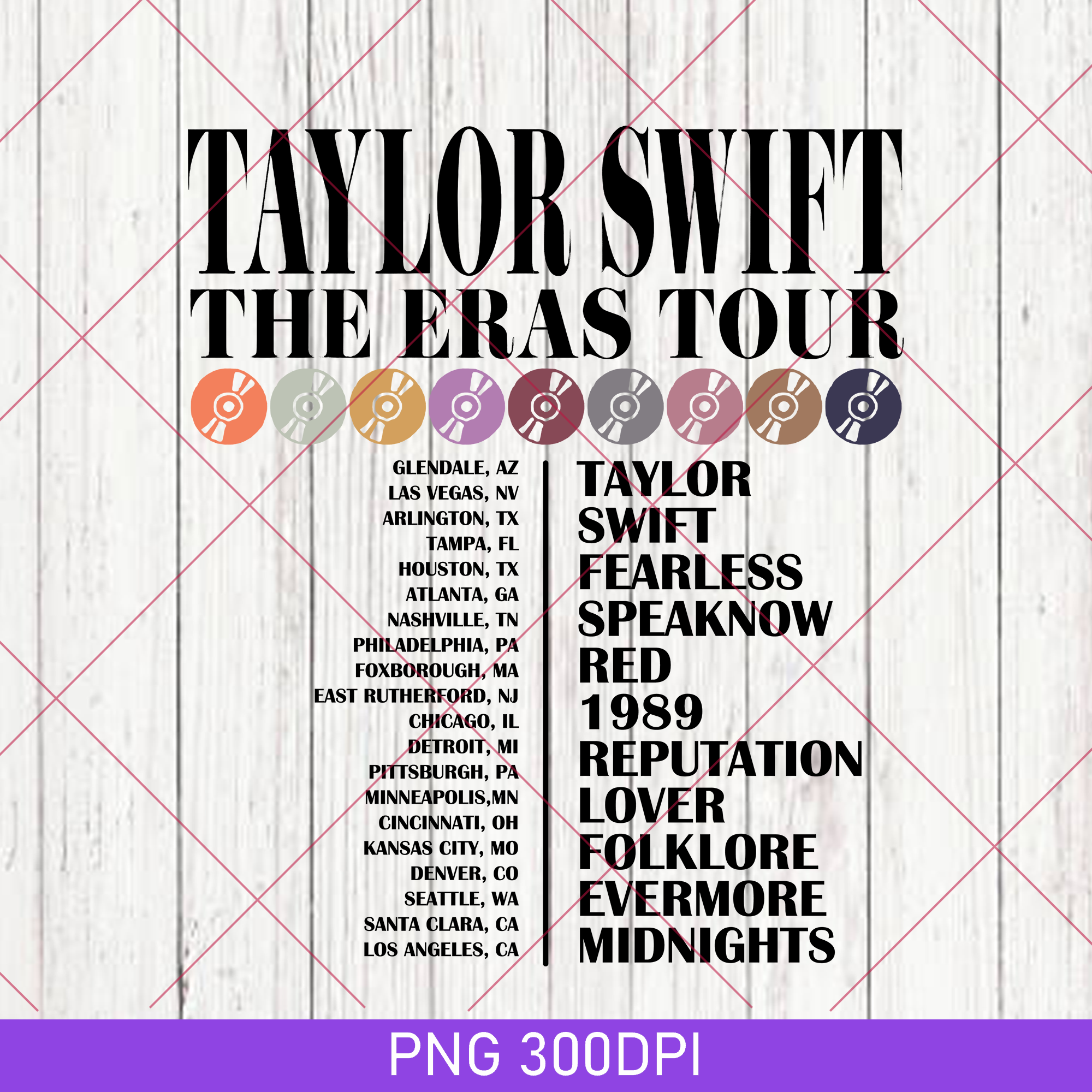 Retro Taylor Swift Eras PNG, Retro Taylor Swift Eras Tour Co | Inspire ...
