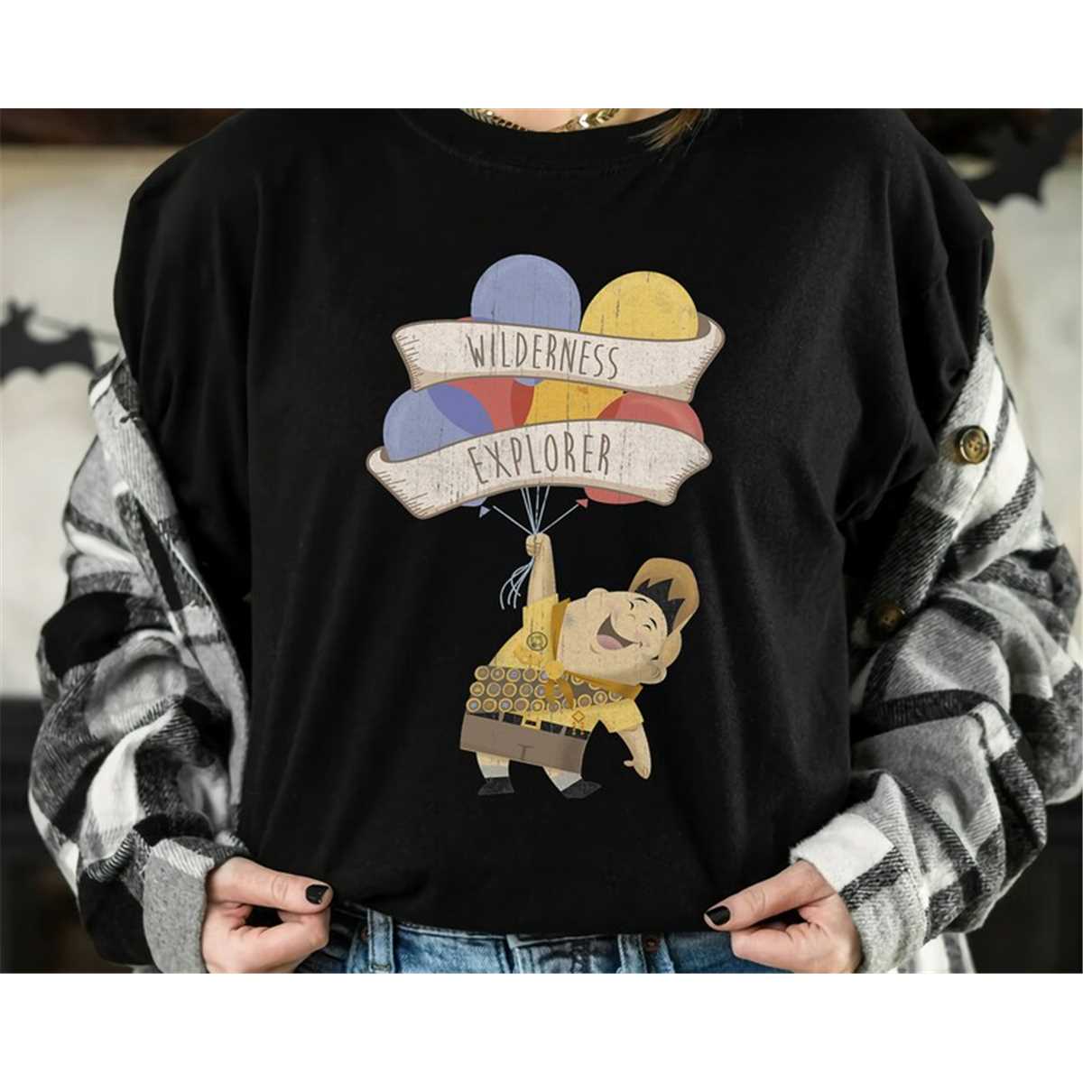 Disney Pixar Up Russell Wilderness Explorer Graphic Shirt, M | Inspire ...