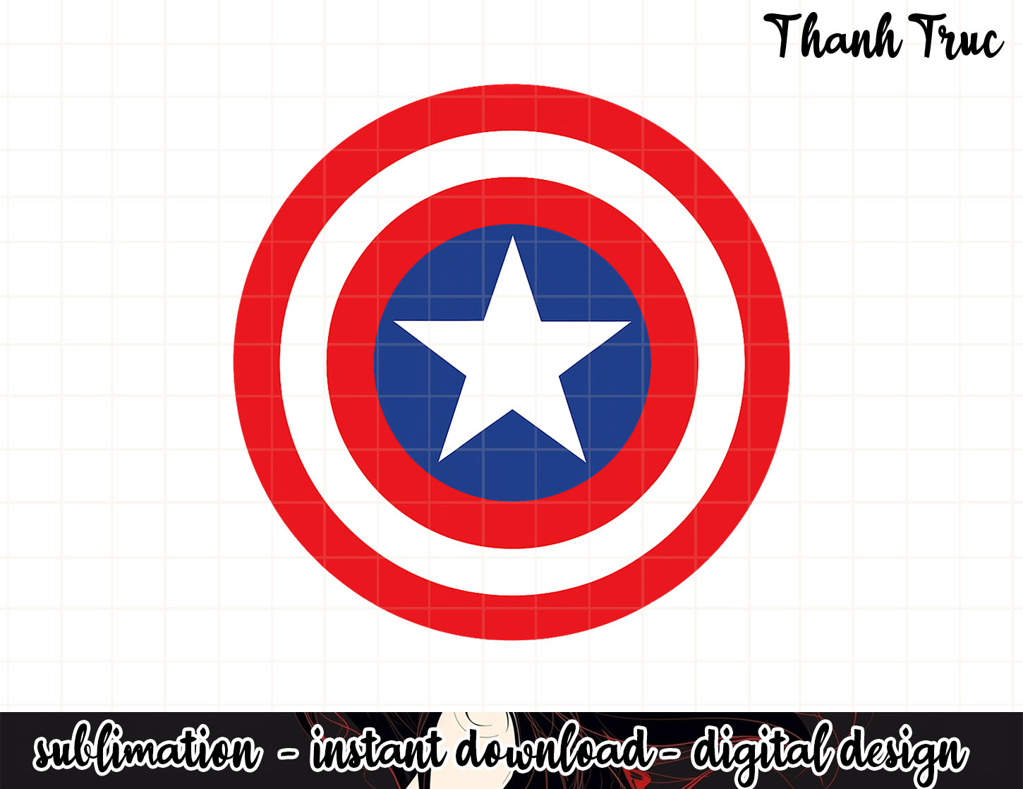 Marvel Avengers Captain America Simple Shield - Inspire Uplift