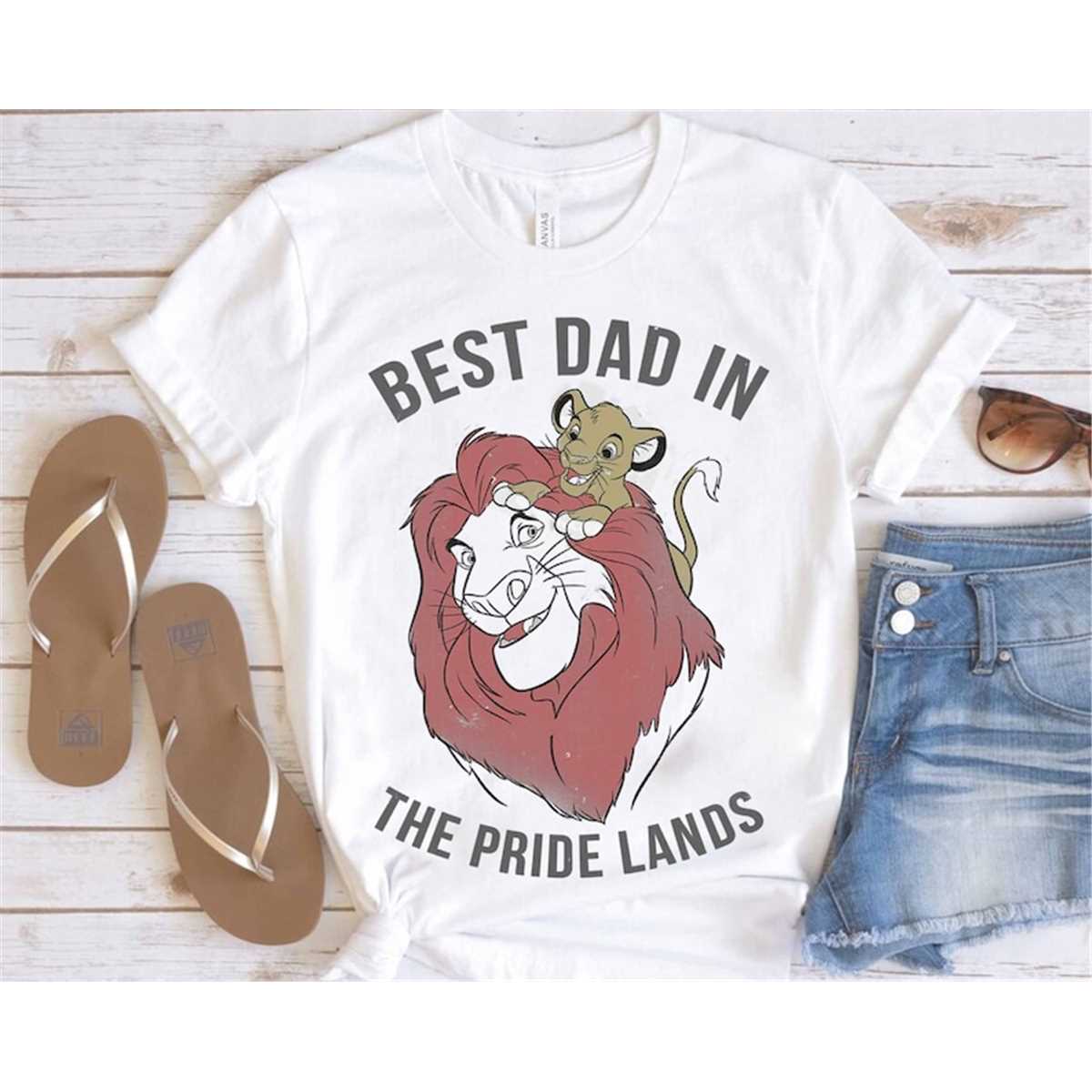 Cute Disney Lion King Simba Mufasa Best Dad in Pride Land Re - Inspire ...