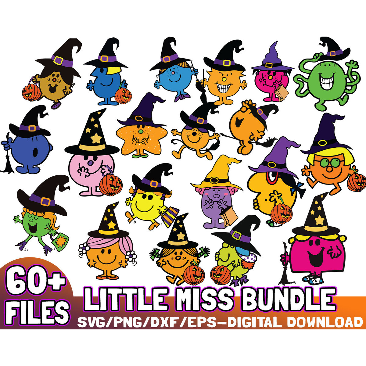 Little Miss Svg Bundle , Little Miss PNG Bundle,Vector File | Inspire ...