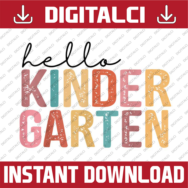 Back To School Students Teacher Hello Kindergarten PNG File | Inspire ...