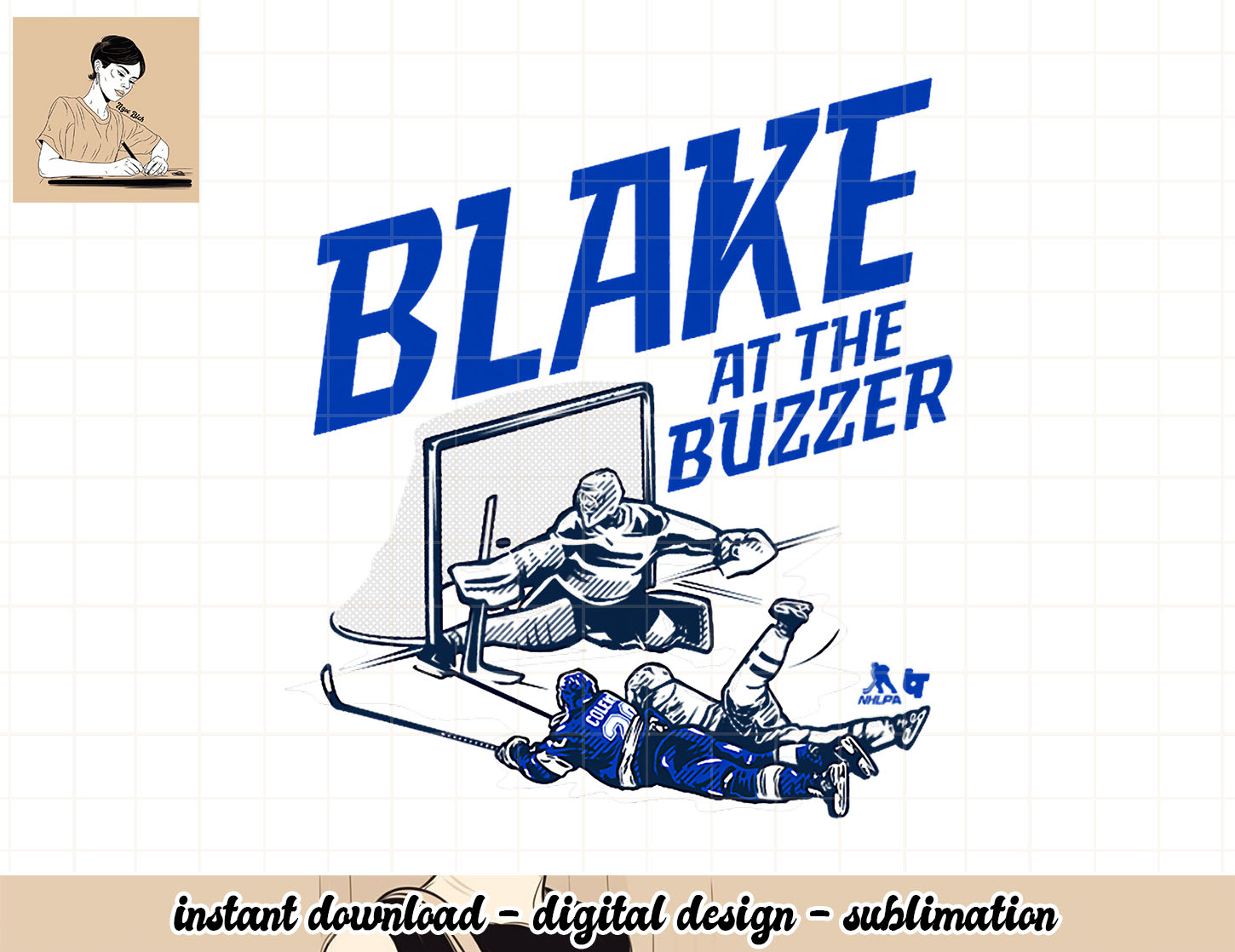Officially Licensed Blake Coleman - Blake at the Buzzer png, - Inspire ...