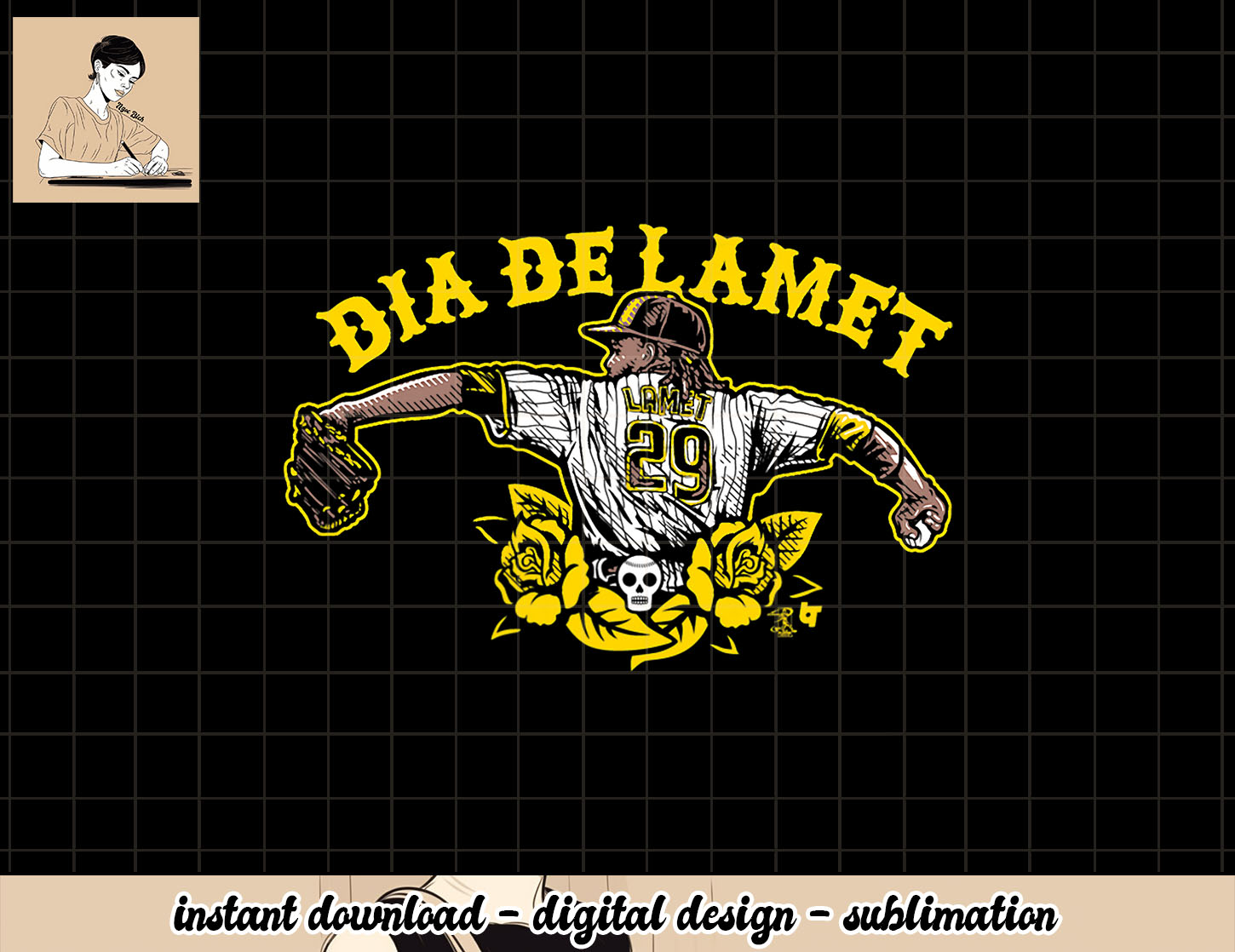 Officially Licensed Dinelson Lamet - Dia de Lamet png, subli | Inspire ...