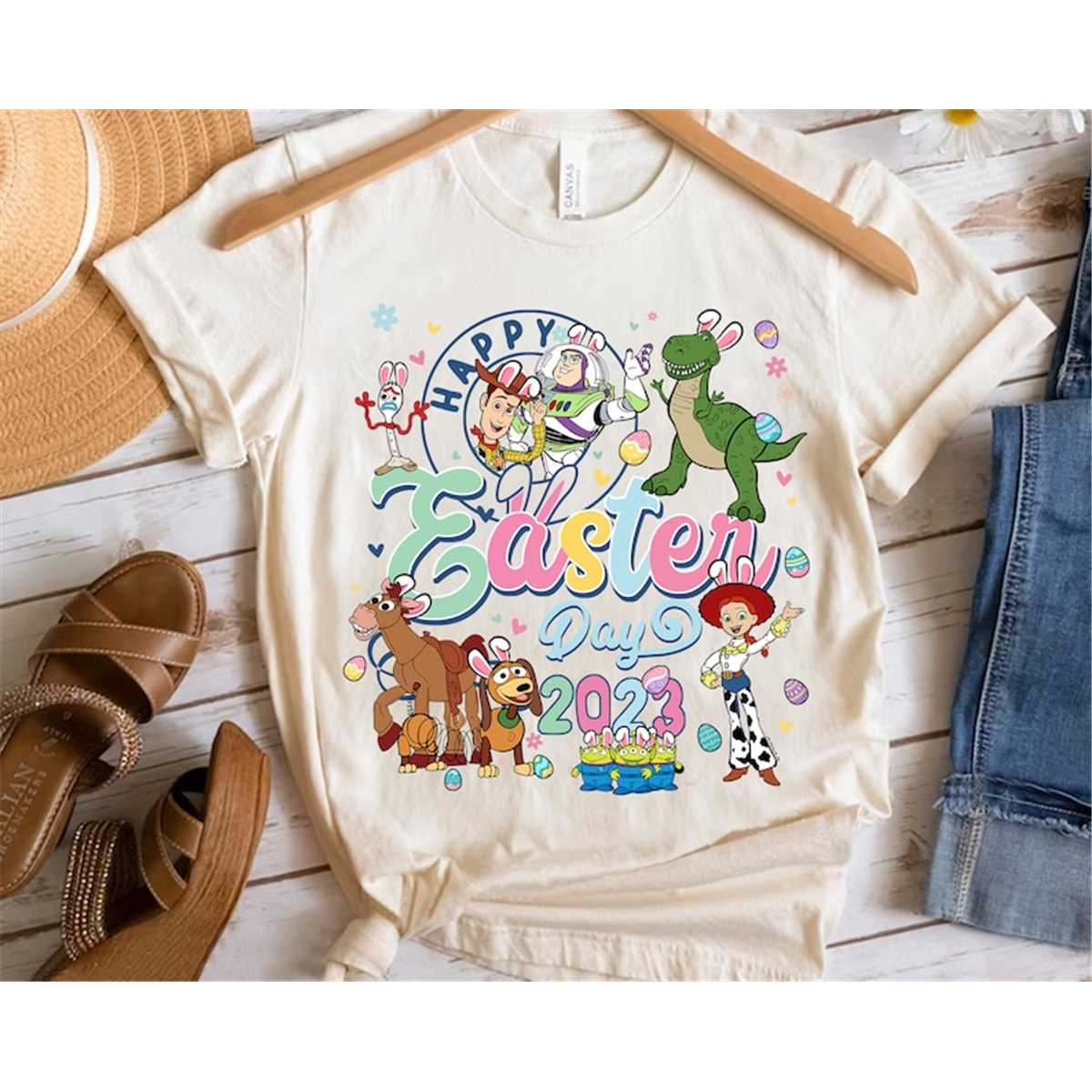 Disney Pixar Toy Story Squad Group Happy Easter day 2023 Shi | Inspire ...