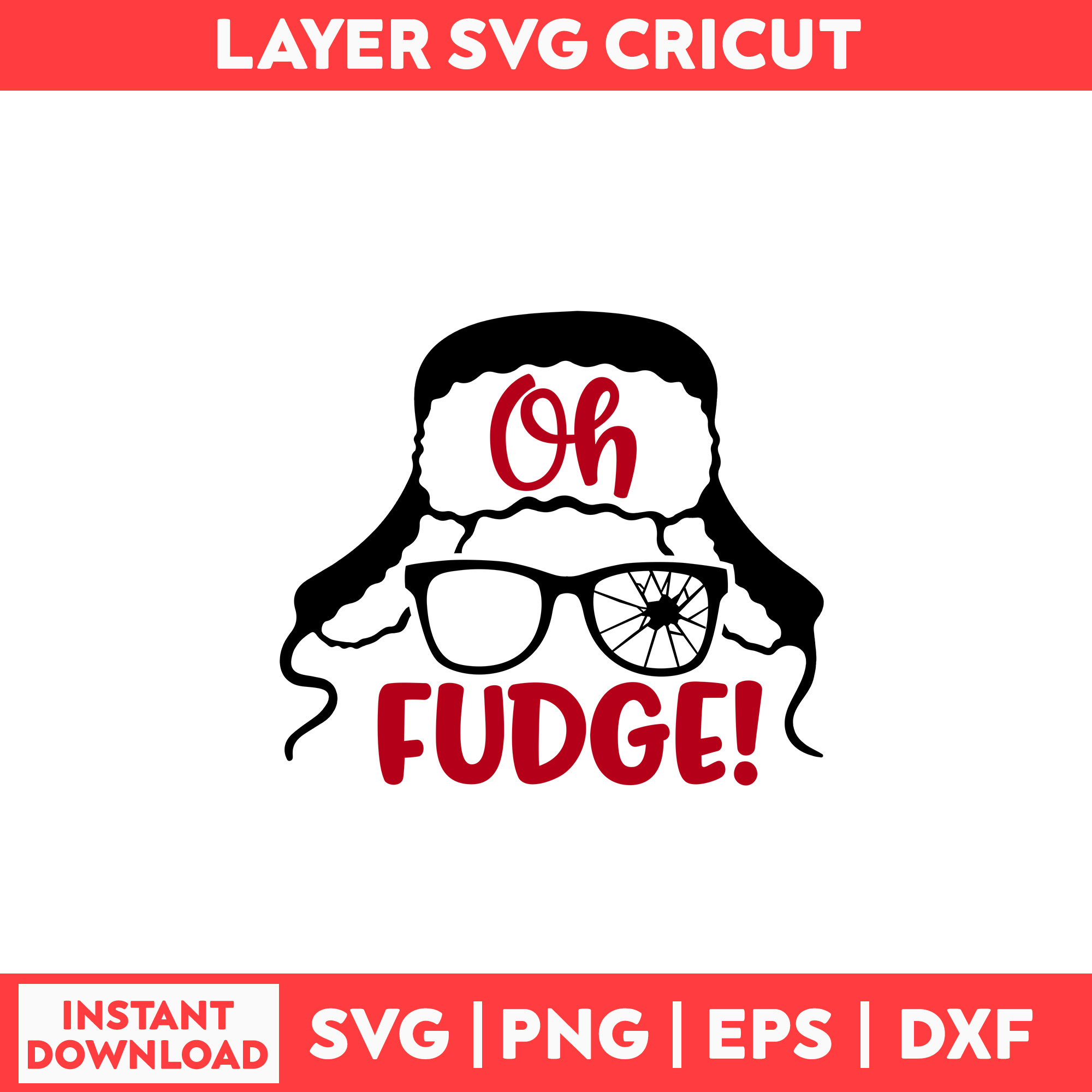 Oh Fudge Svg, Funny Christmas Svg, Christmas Svg, Merry Chri | Inspire ...