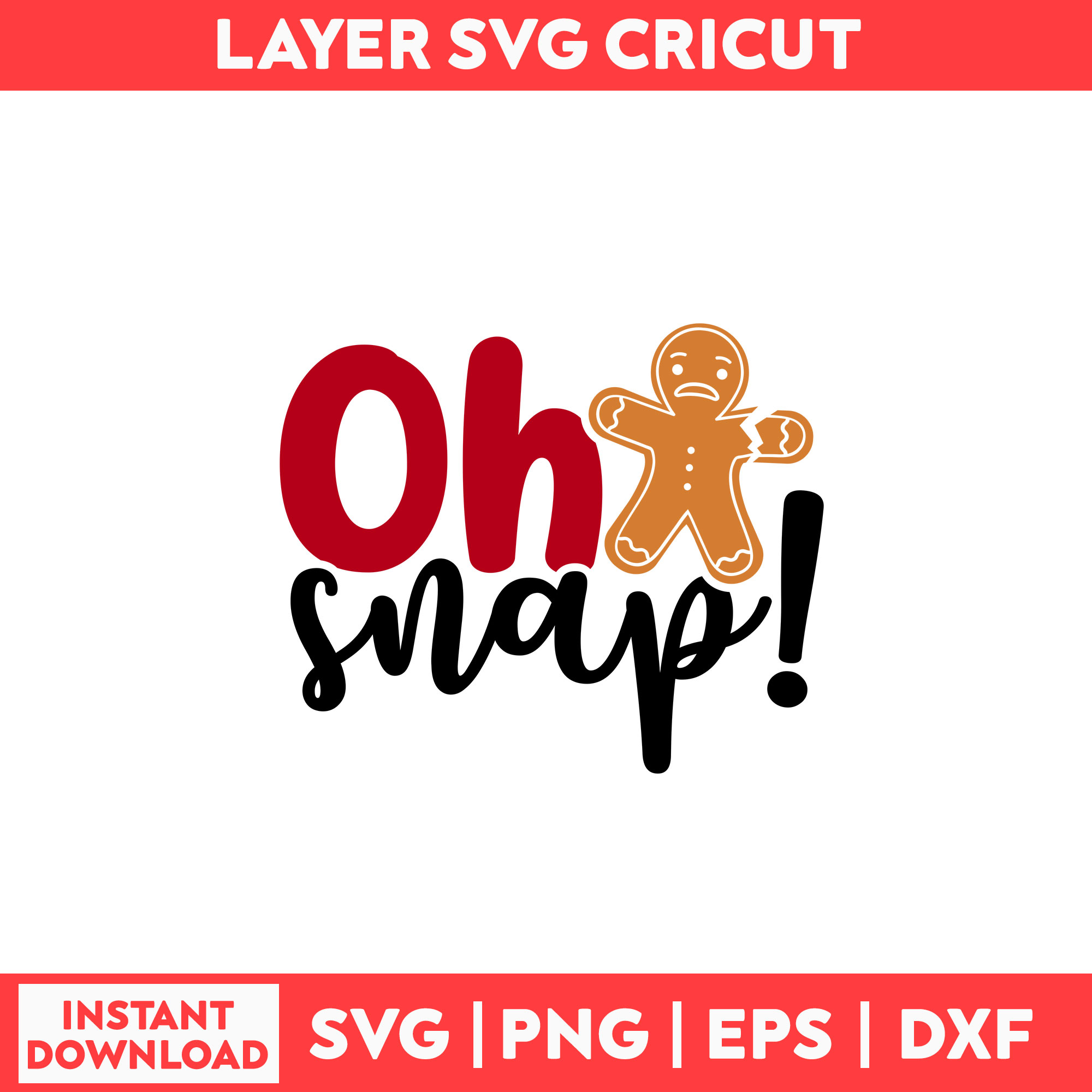 Oh Snap Svg, Funny Christmas Svg, Christmas Svg, Merry Chris | Inspire Uplift