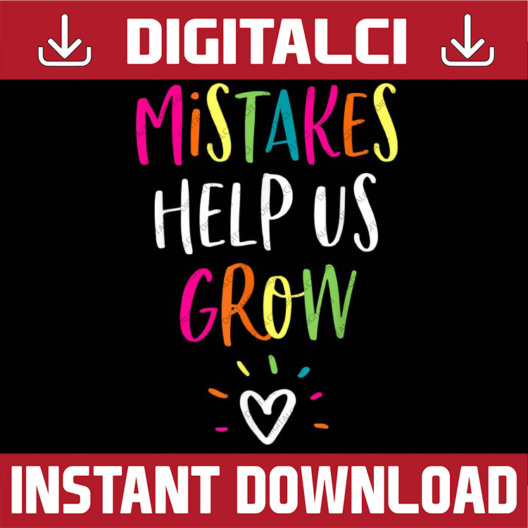 Growth Mindset Positive Back to School Teacher Student PNG F - Inspire ...