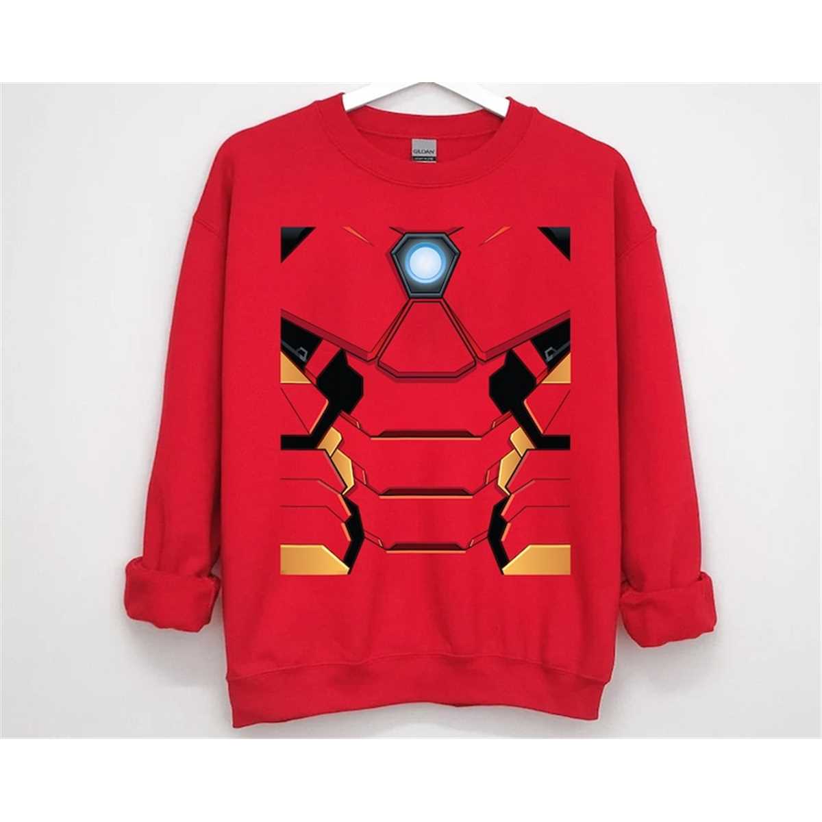 Marvel Avengers Iron Man Tony Stark Costume Cosplay Shirt, M | Inspire ...