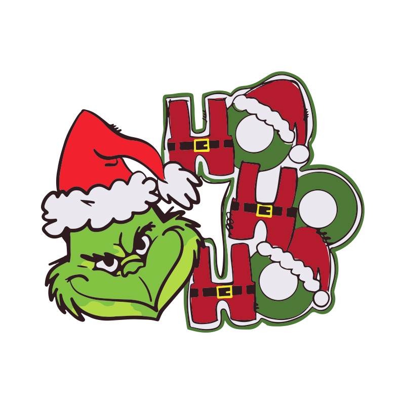 Grinch svg, Santa Christmas svg, Grinch Face Svg Design, Hoh | Inspire ...