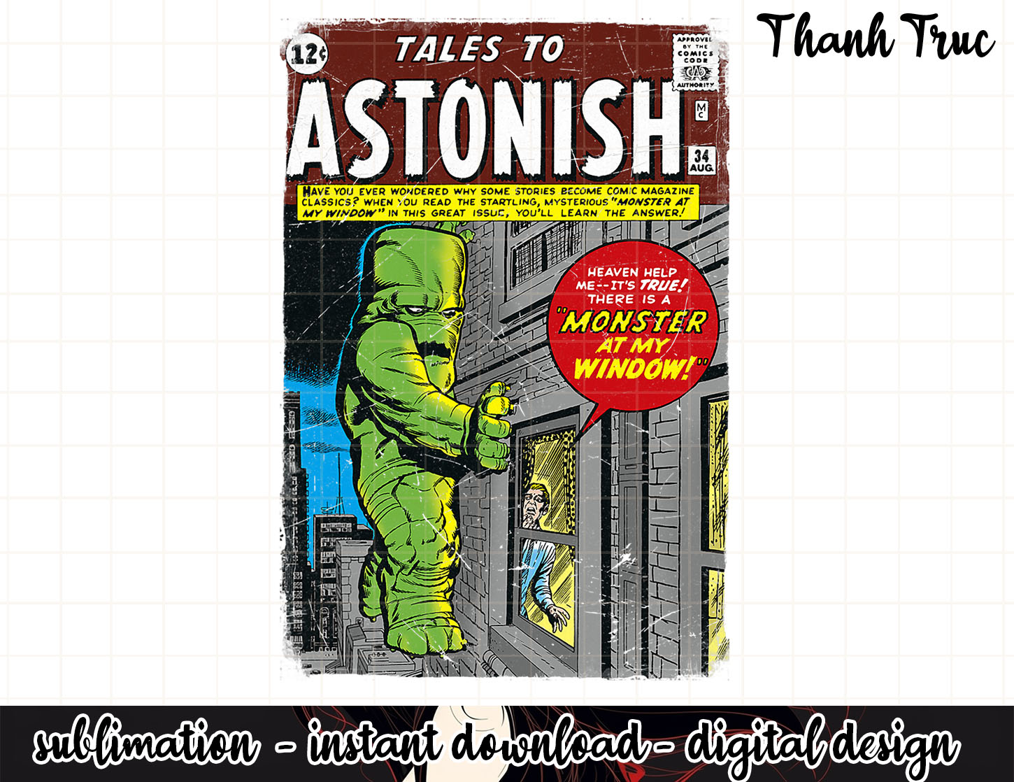 Marvel Tales To Astonish Monster At My Window Comic | Inspire Uplift