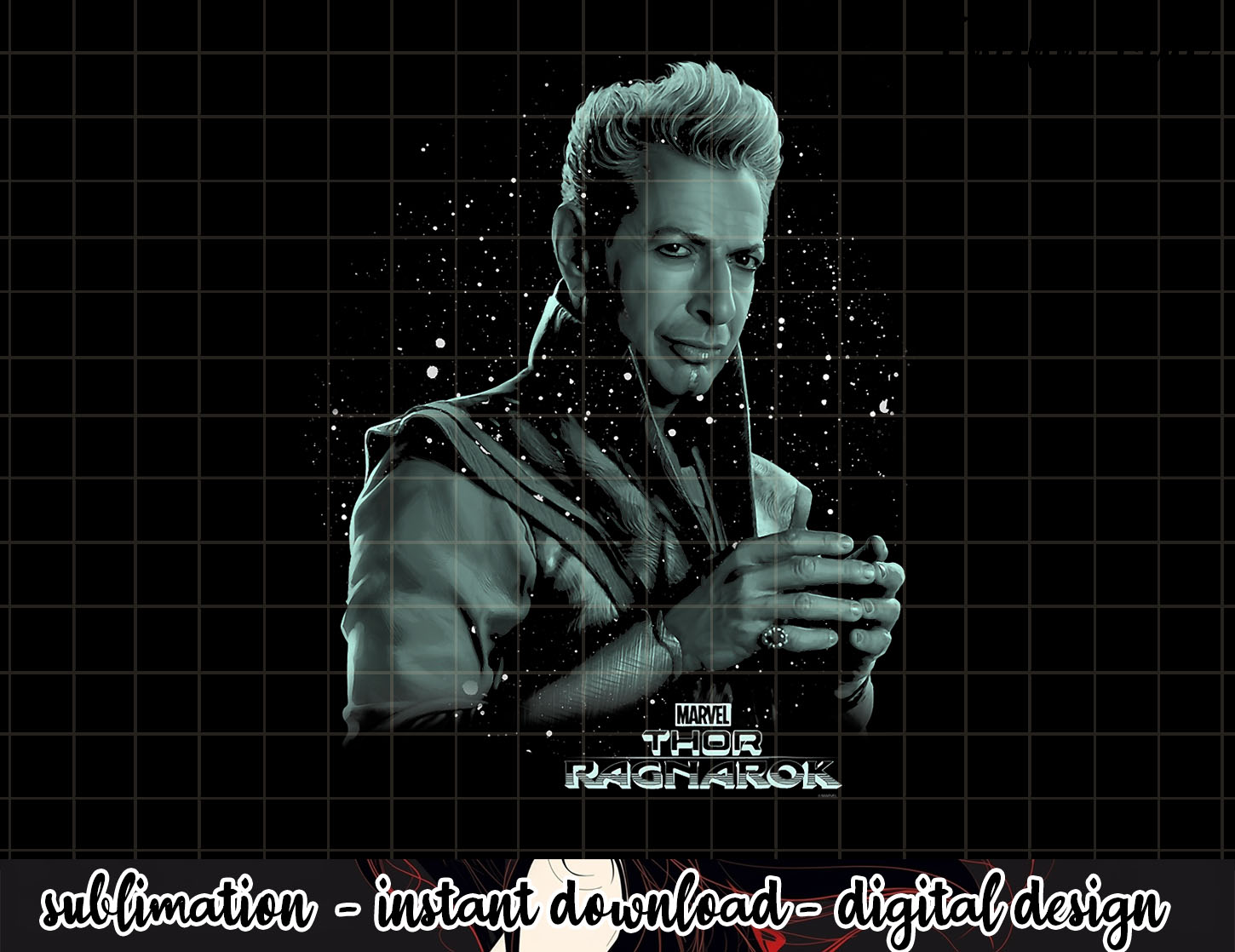 Marvel Thor Ragnarok The Grandmaster Devious Stare png, subl - Inspire ...