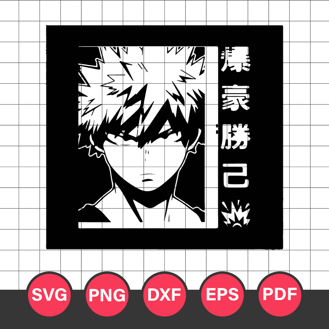 Katsuki Bakugo Svg, Katsuki Bakugo Svg, My Hero Academia Svg | Inspire ...