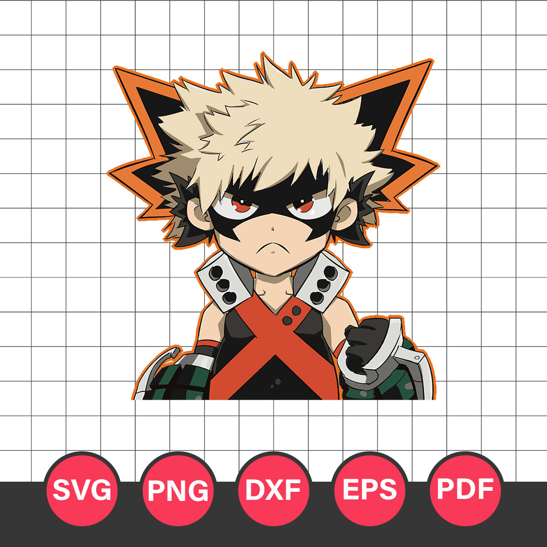 Katsuki Bakugo Svg, Katsuki Bakugo Svg, My Hero Academia Svg | Inspire ...