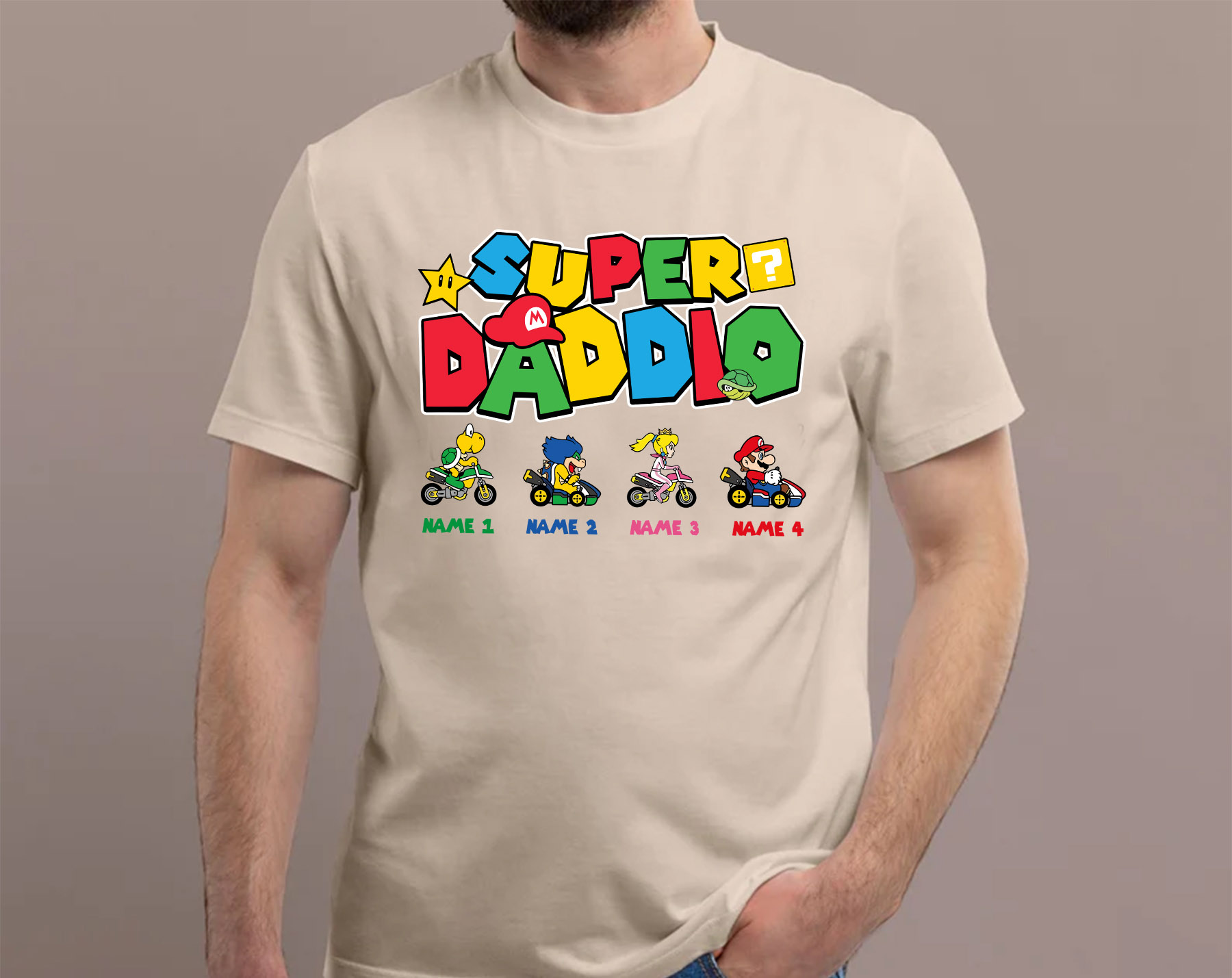 CUSTOM Super Daddio, It's A Me Daddy PNG, Father's Day Png, - Inspire ...