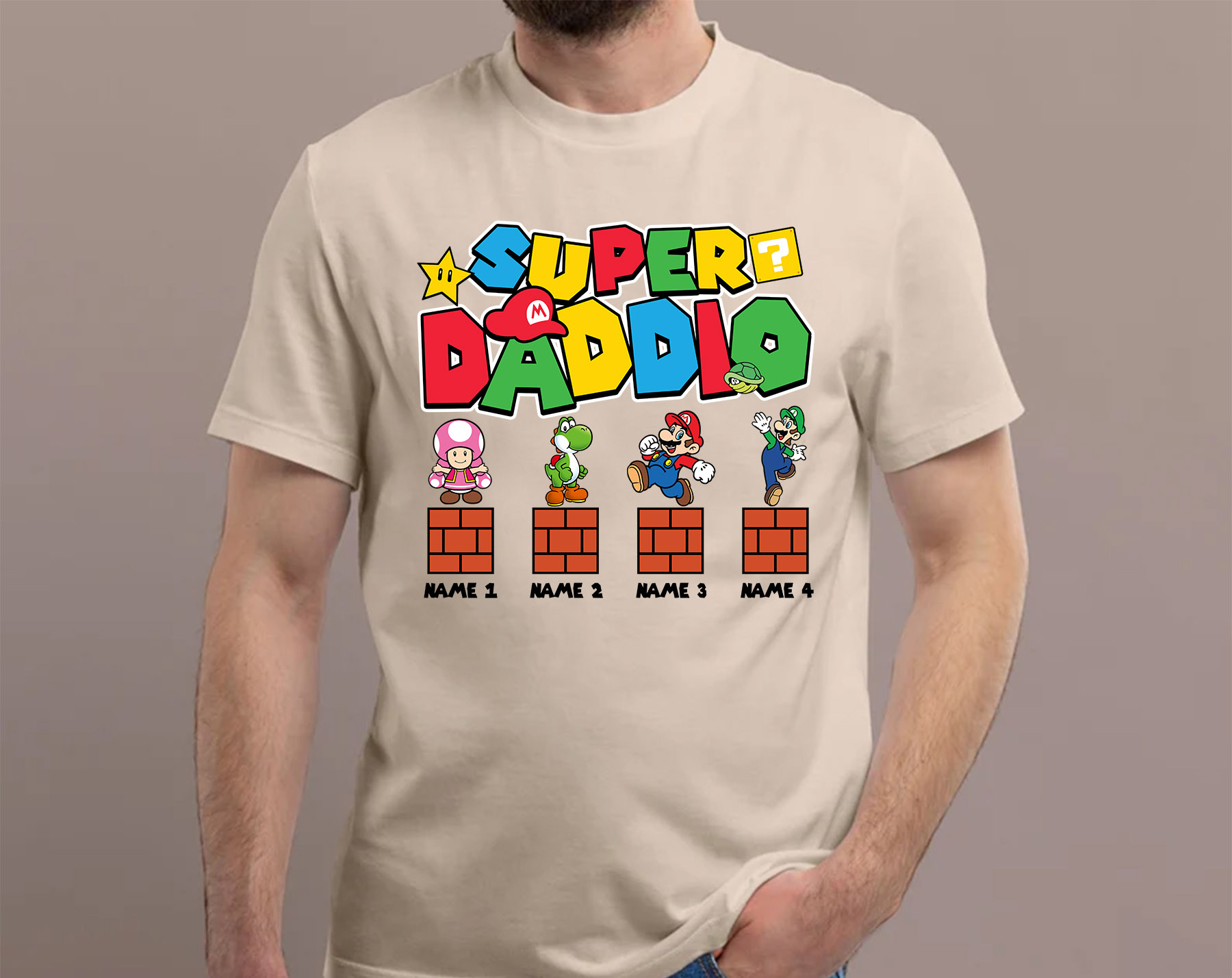 Super Daddio Png, Personalized Super Daddio Shirt Png, Custo - Inspire ...