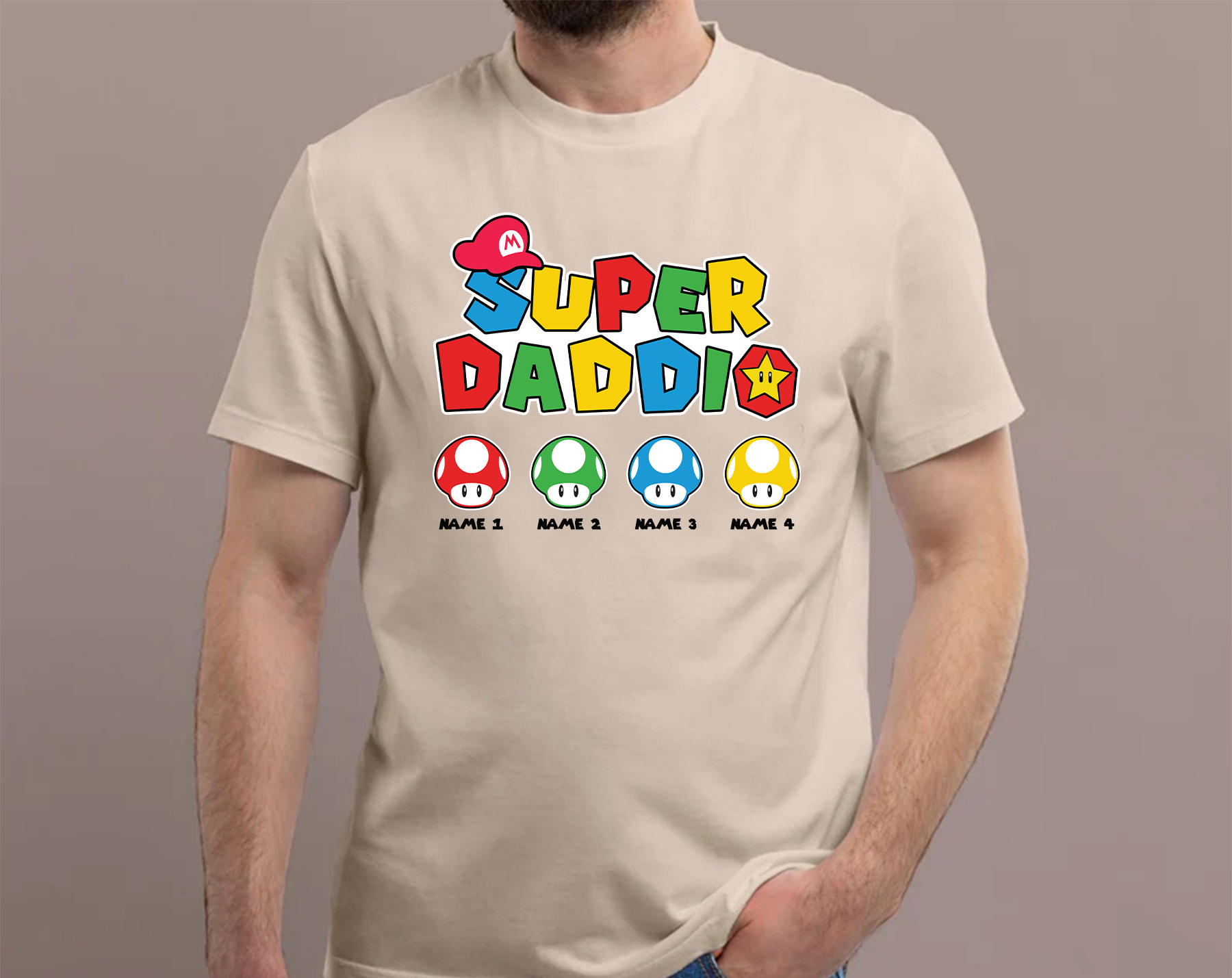 Super Daddio Png, Personalized Super Daddio Shirt Png, Custo - Inspire ...