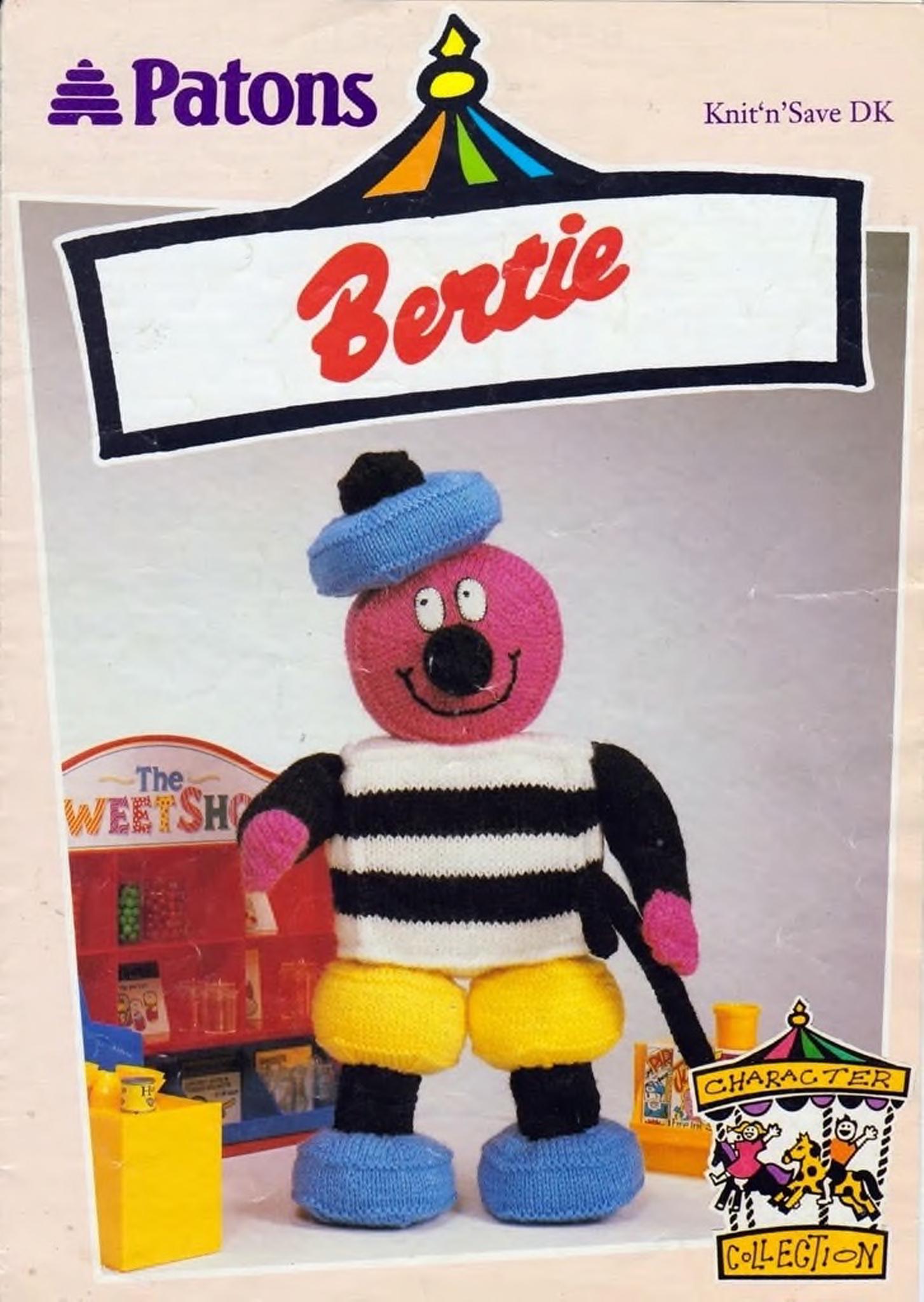 Bertie Bassett knitting pattern - Height 41 cm (16 in) - Stu | Inspire ...