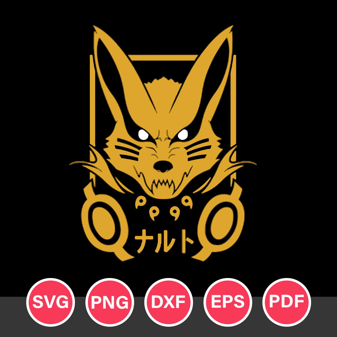 Kurama Svg, Kurama Naruto Svg, Naruto Svg, Anime Manga Svg, | Inspire ...