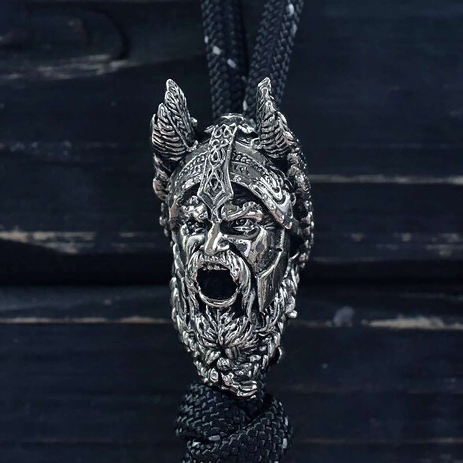 Viking Paracord Bead, Odin Knife Lanyard Bead, Paracord Keyc - Inspire ...
